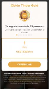 No todo lo que brilla es "Gold". Cuando comprar Tinder Gold